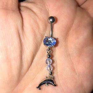 Jewelry | Brand New Baby Blue Dolphin Belly Button Jewelry | Poshmark